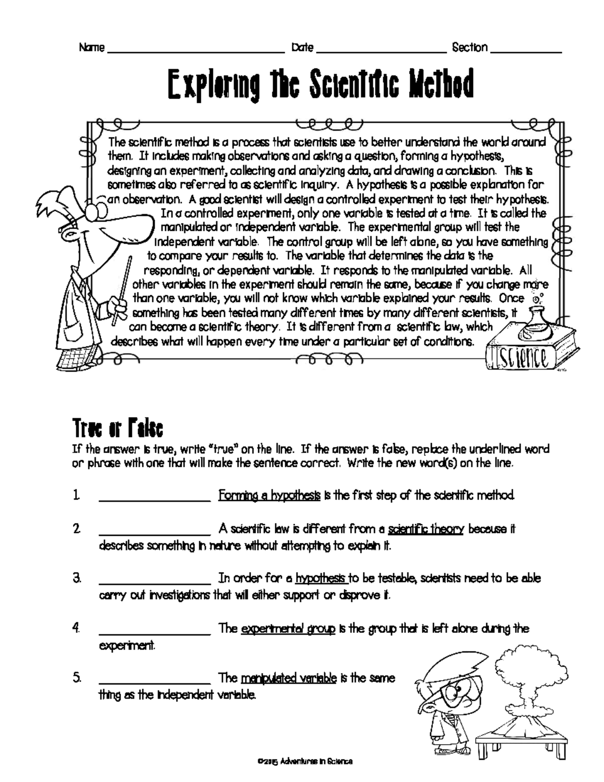 Exploring the Scientific Method: Understanding Inquiry Process - Studocu