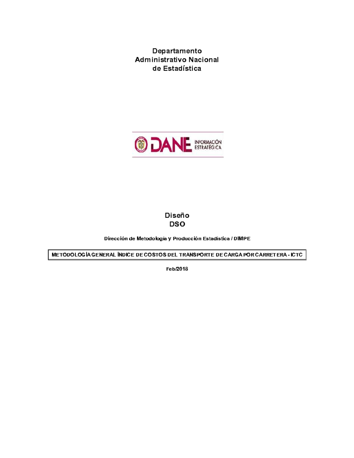 DSO-ICTC-MET-001-V8: Metodología del Índice de Costos del Transporte de ...