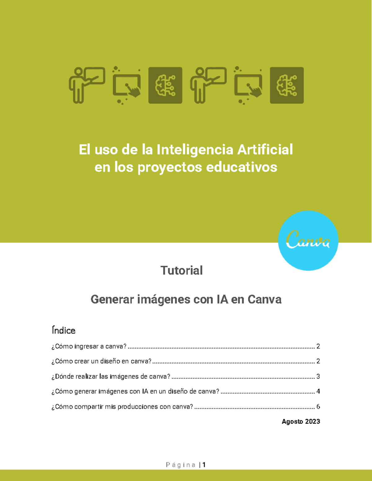 Tutorial-Generar imagenes con IA en Canva - El uso de la Inteligencia ...