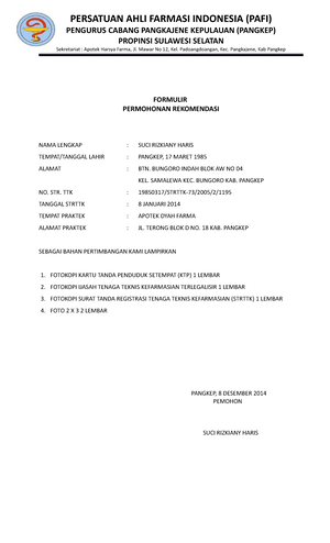 Contoh Laporan PKL Klinik PKM - PRAKTIK KERJA LAPANGAN (PKL) JURUSAN ...