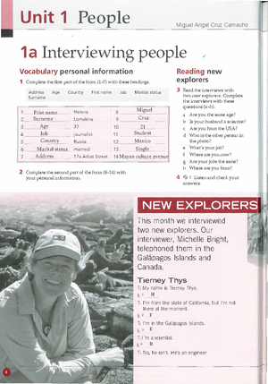 Quiz Interchange Intro Units 13-14 - Interchange Assessment Material ...