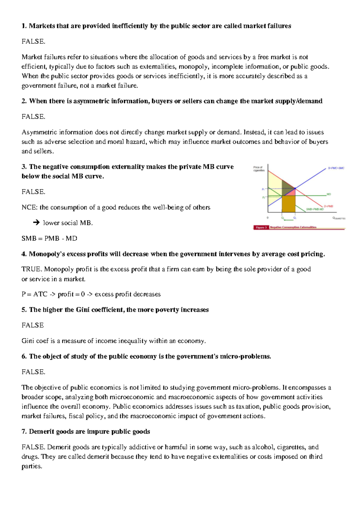 Market Failures & Government Intervention in Healthcare (ECON101) - Studocu