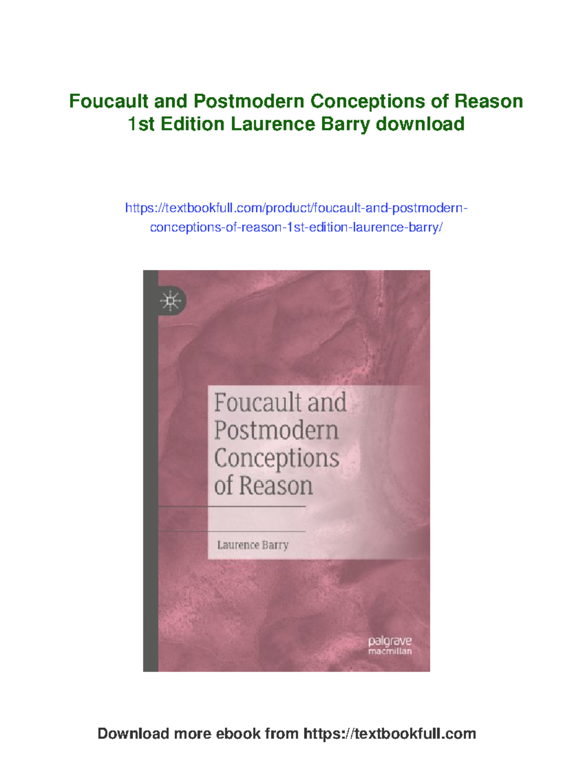 Foucault and Postmodern Conceptions of Reason: A Critical Analysis ...