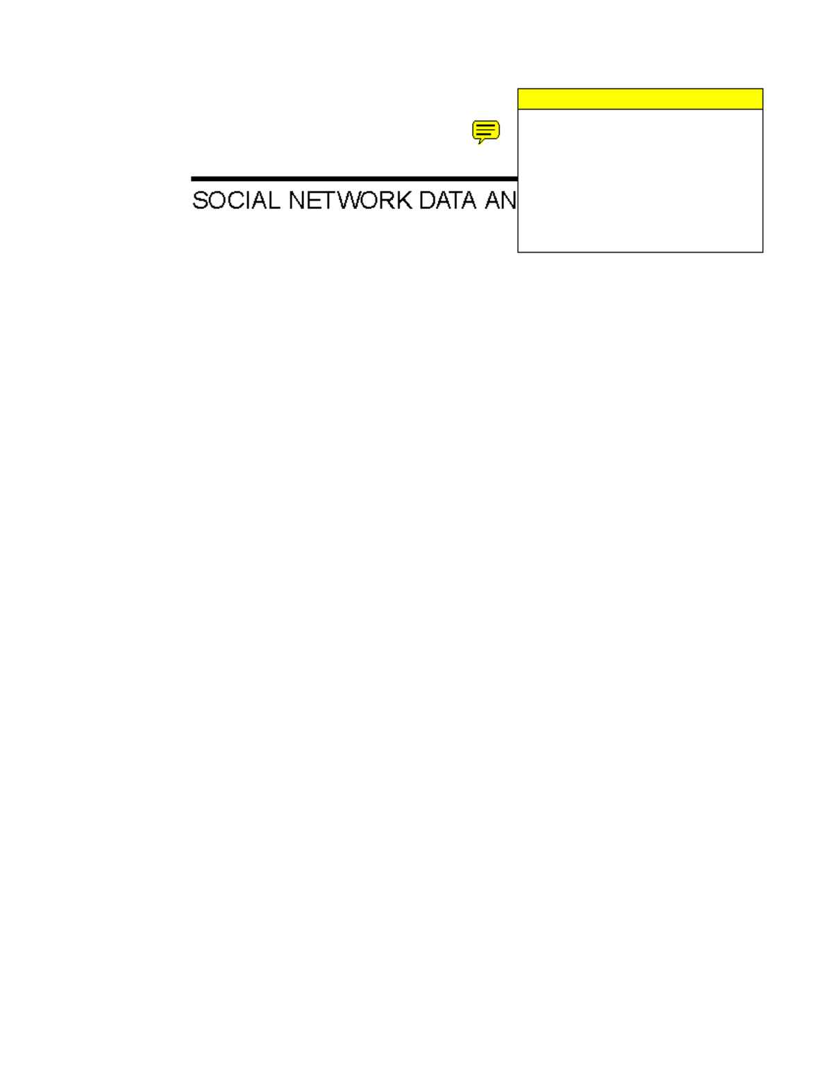 SOCIAL NETWORK DATA ANALYTICS: A Comprehensive Overview - Studocu
