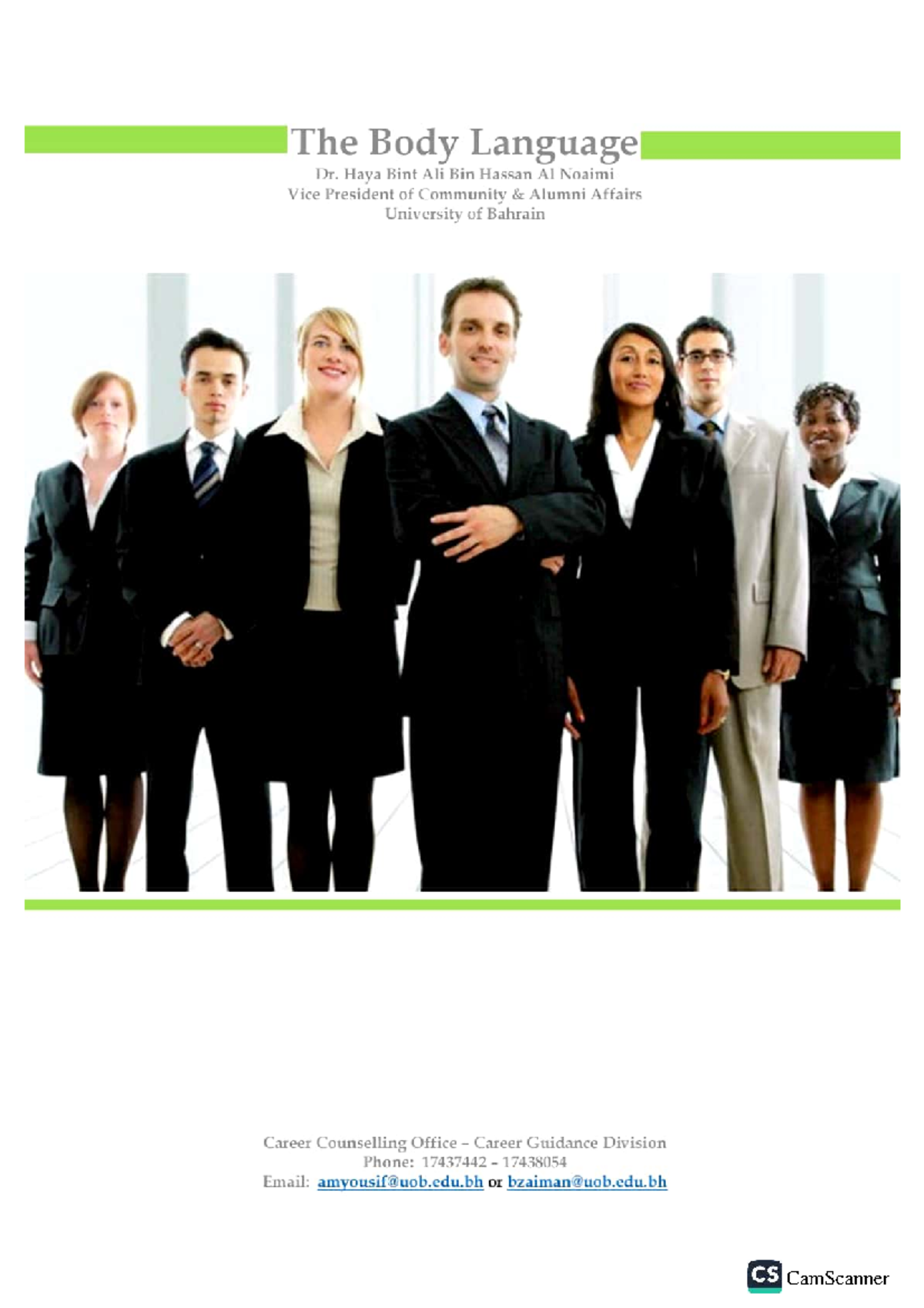 CS 101: Understanding Non-Verbal Communication Skills in Body Language ...