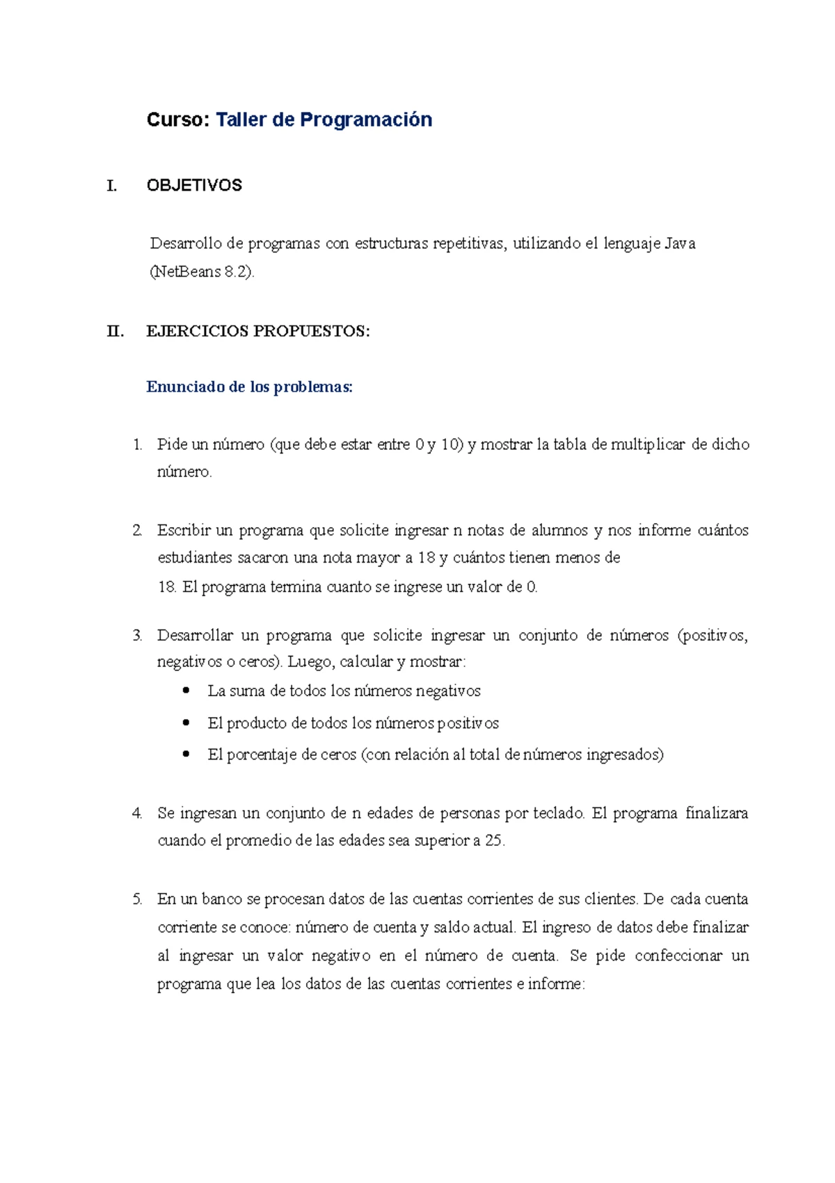 Tarea Academica-2-Taller De Programación - Universidad Tecnológica del ...
