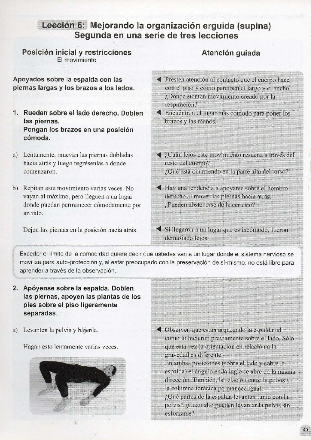Guía de Autoconciencia en Movimiento: Lección 2 - Levantando la Cabeza ...