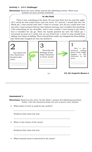 Outline Worksheet-3 - English outlining - English , Module 1 - English ...