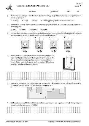 Test eko - Sprawdziqn - Grupa A | strona 1 z 6 Grupa A Klasa