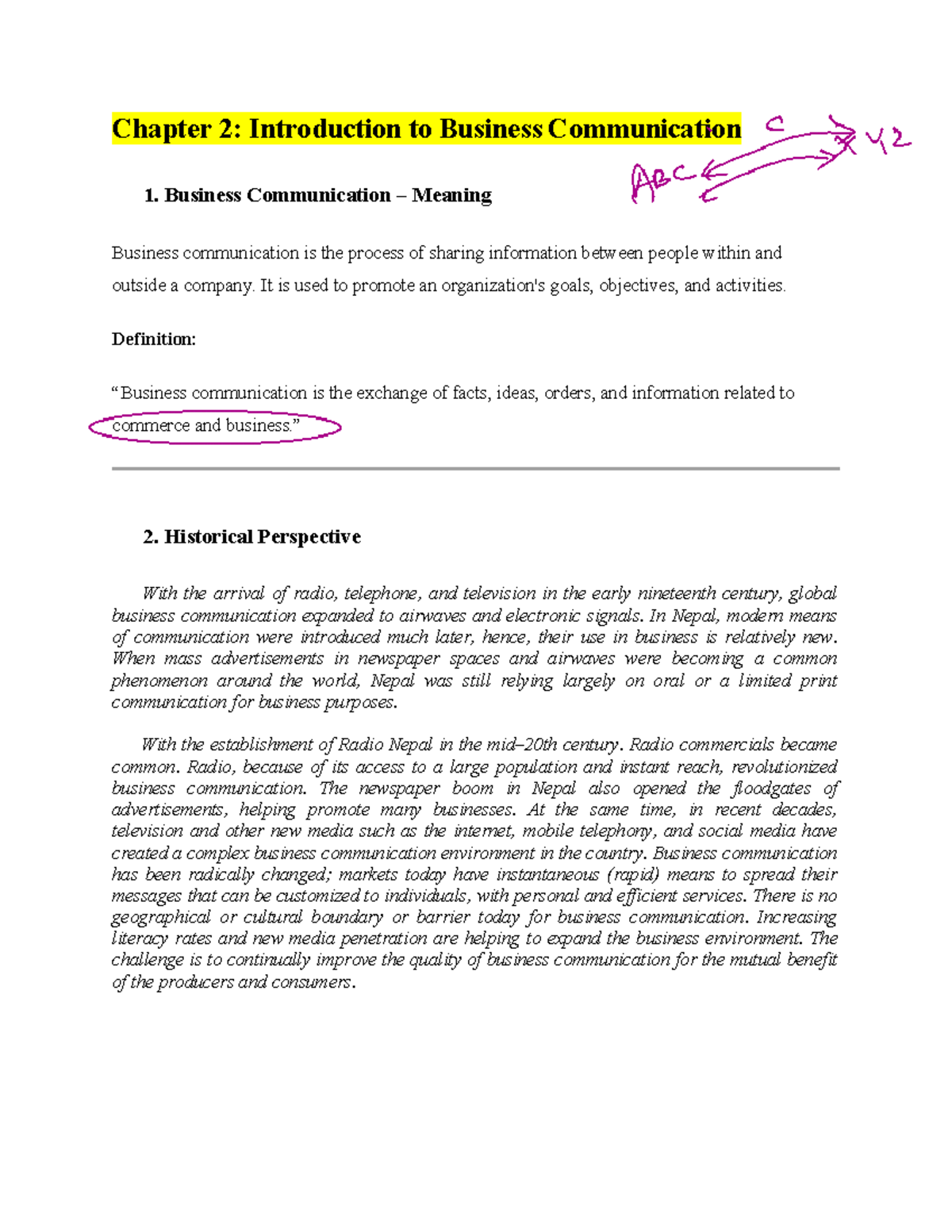 Chapter 02: Intro to Business Communication - Key Concepts & Functions ...