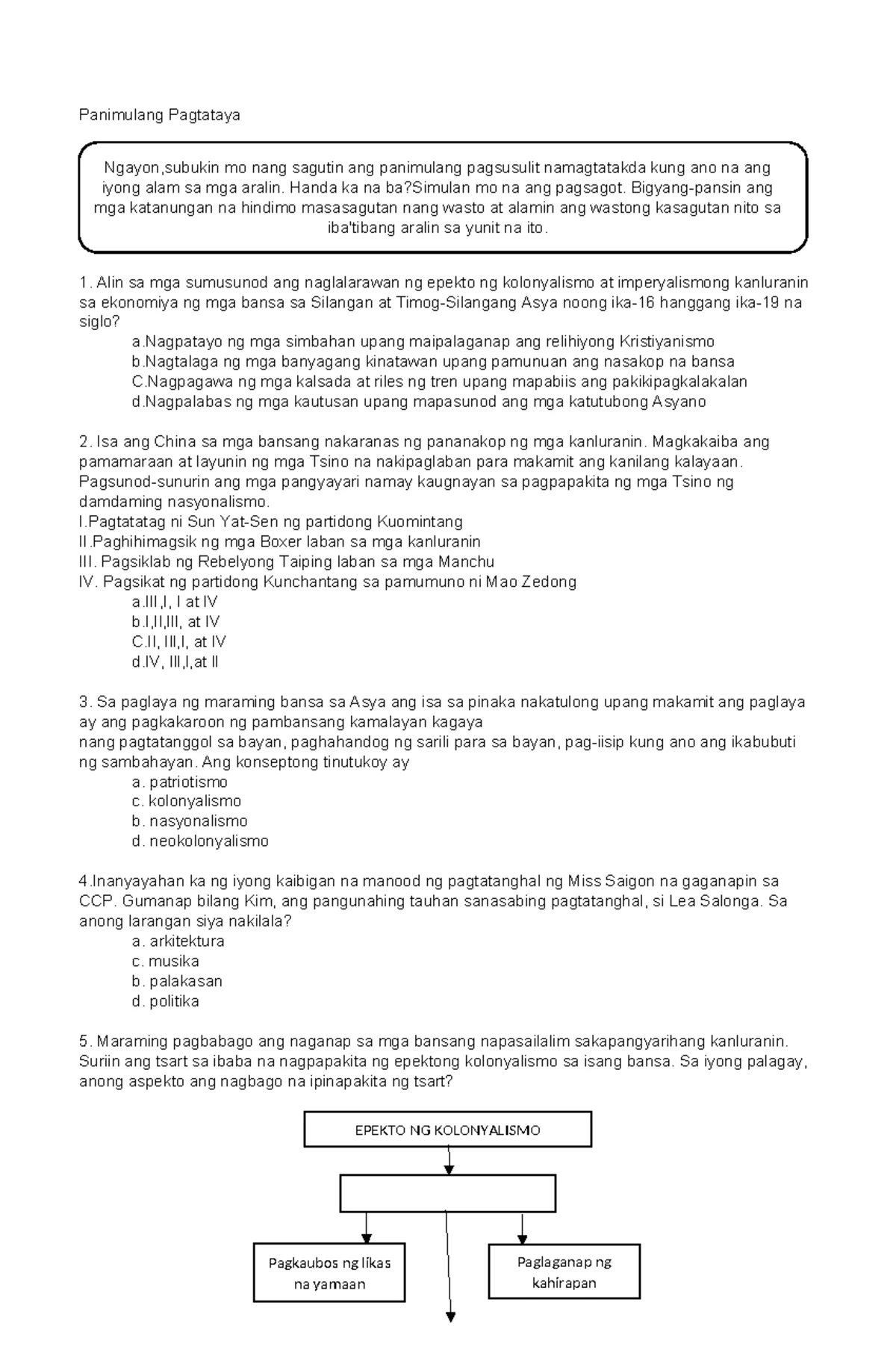 BSED Social Studies Teaching Internship Learning Task 2 Report - Studocu