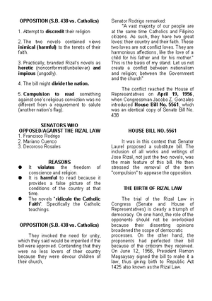 Rizal Handouts (Chap 10-11) - CHAPTER 10 Rizal’s Tour of Europe with ...