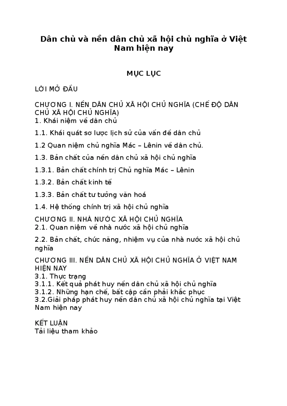 Dân chủ và XHCN - Dân chủ và nền dân chủ xã hội chủ nghĩa ở Việt Nam ...