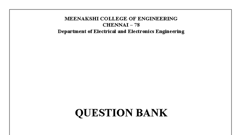 EE8552 Power Electronics Question Bank - Unit I (2017 Regulation) - Studocu