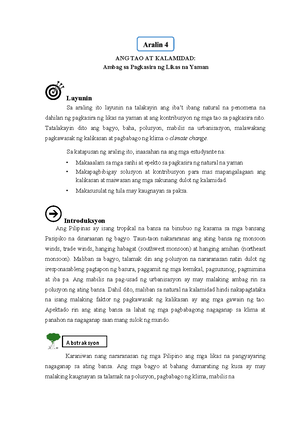 Module 3 - PAMBANSANG SERBISYO SA MAMAMAYAN: Kalagayan ng Serbisyong Pabahay, Pangkalusugan ...