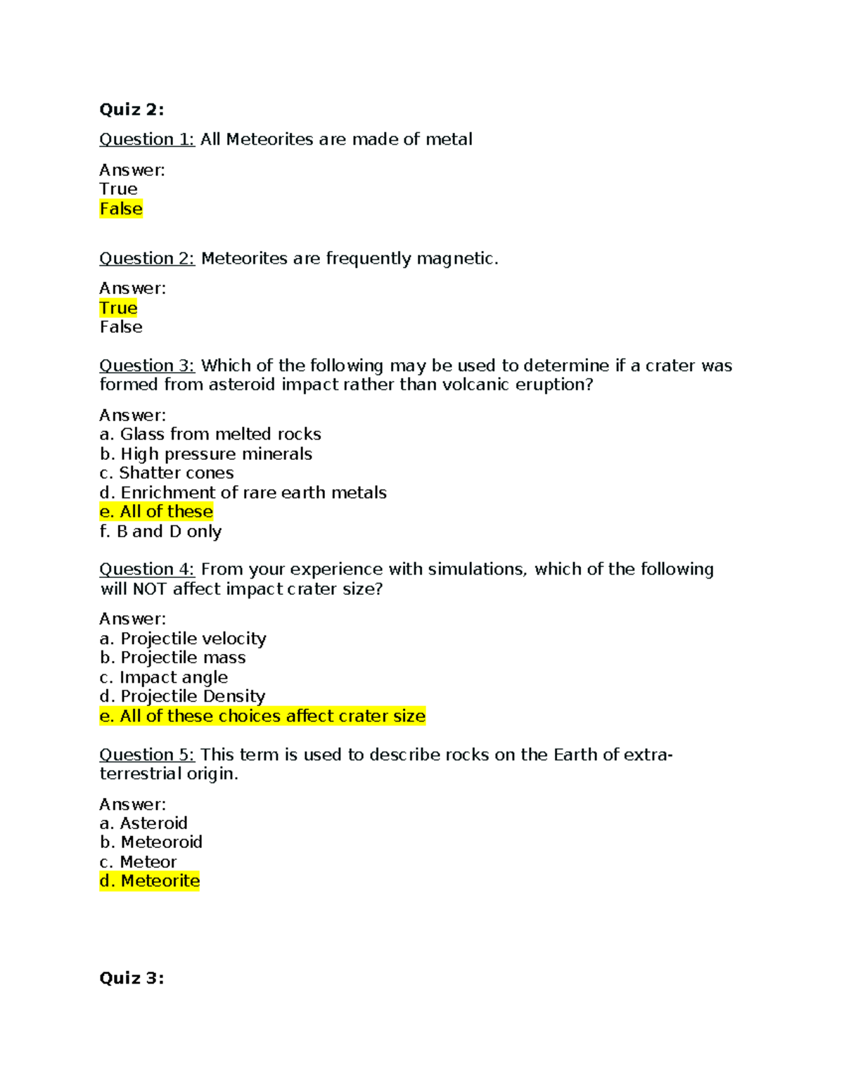 Quiz 2: Lunar and Solar Eclipses & Phases Overview - Studocu