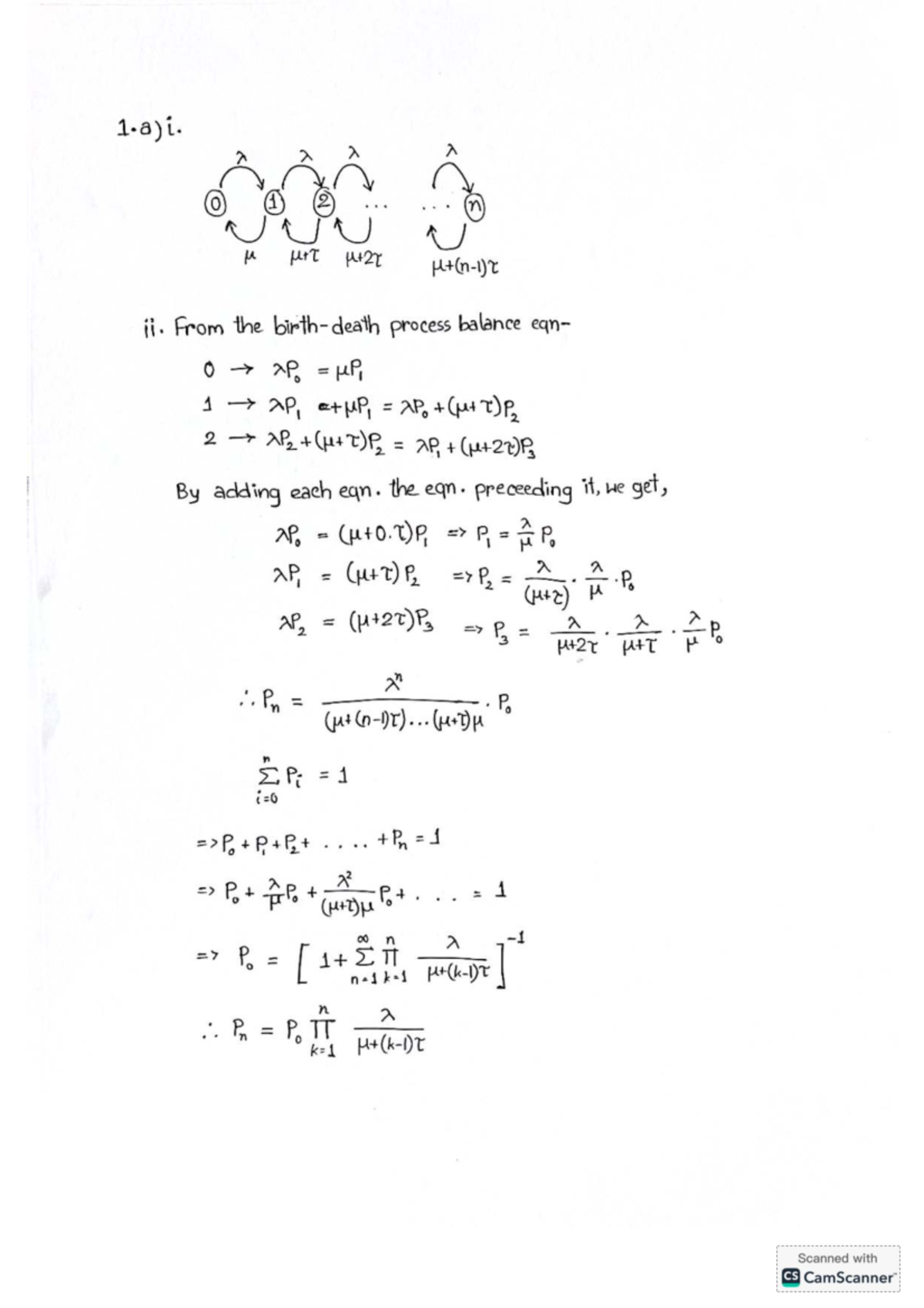210041202 Assignment-2: Queueing Theory and Probability Concepts - Studocu