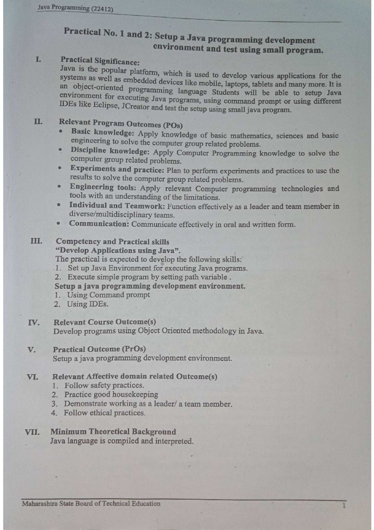 Java Practical Guide: Lessons 1 to 16 Overview - Studocu