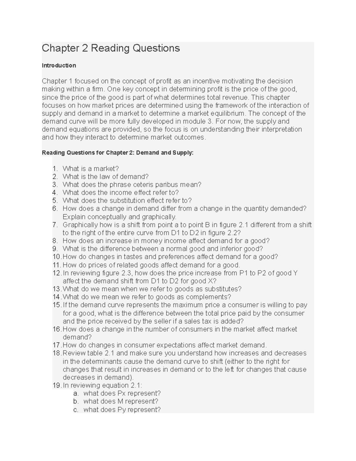 Module 2 Reading Questions - Chapter 2 Reading Questions Introduction ...