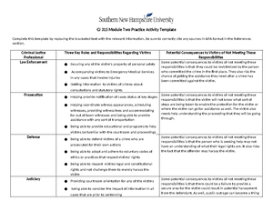 CJ 305 Module Four Assignment Template - CJ 305 Module Four Assignment ...
