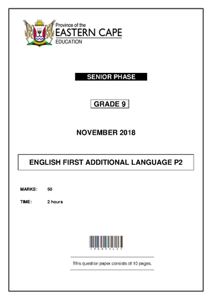 EFAL 2018 MG - will help students - SENIOR PHASE GRADE 9 NOVEMBER 2018 ...