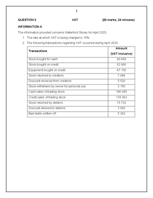 Grade 9 EMS TASK 1 2024 - PRACTICE - ECONOMIC AND MANAGEMENT SCIENCES ...