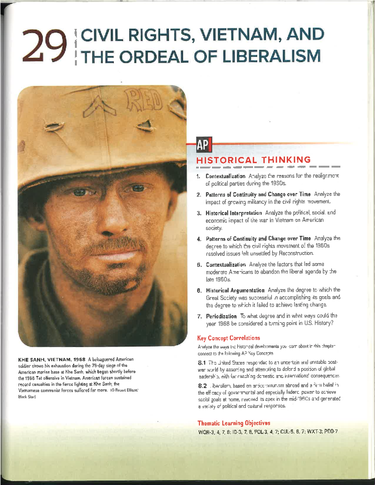 Civil Rights, Vietnam, and the Liberalism Crisis: APUSH Chapter 29 ...