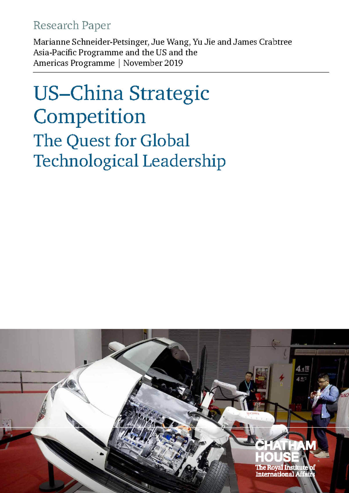 CHHJ7480 Research Paper: US-China Strategic Competition for Tech ...