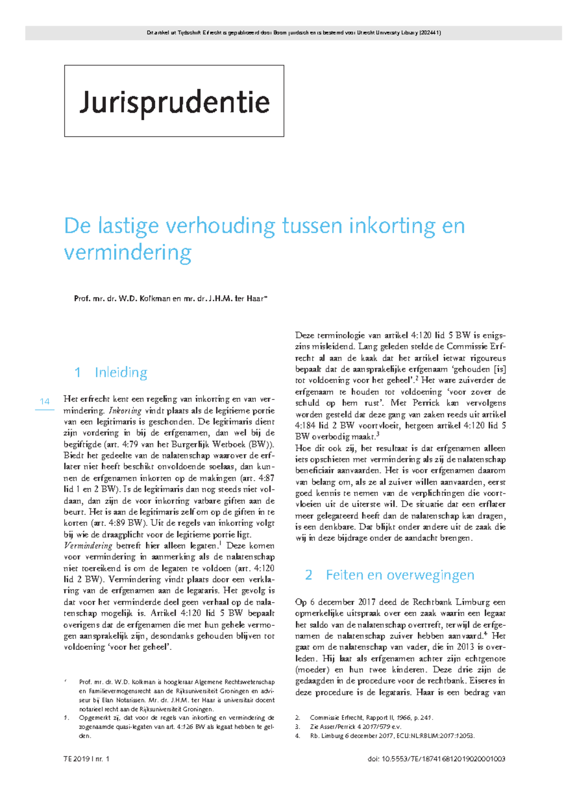 Inkorting vs. Vermindering: Juridische Analyse (BW) - Studeersnel