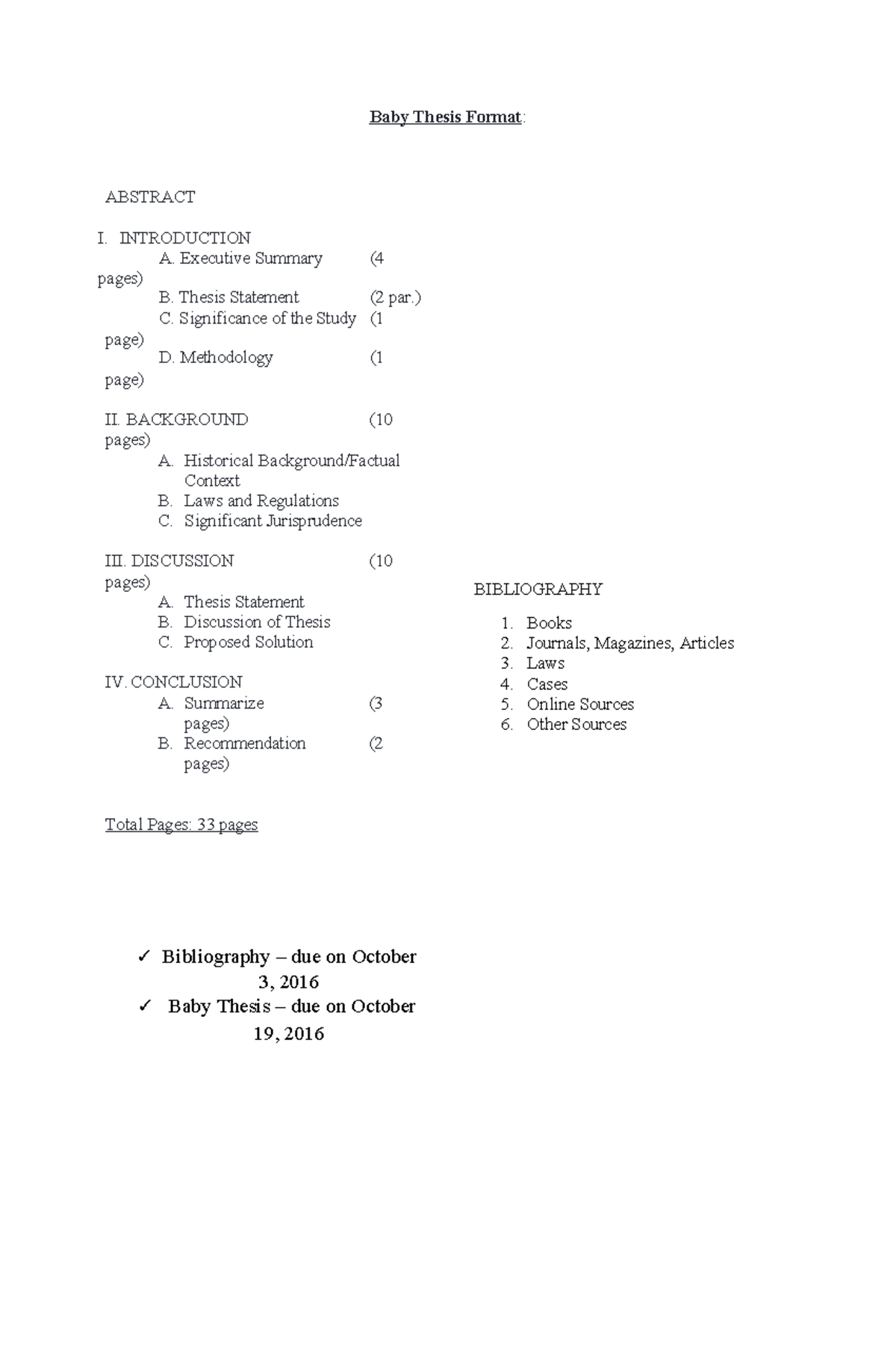 Baby-thesis-format - information - Baby Thesis Format: ABSTRACT I ...