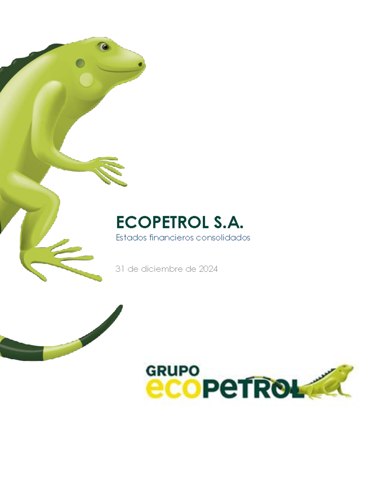 ECOPETROL S.A. EEFF Consolidados 31 Dic 2024 - Informe de Auditoría ...