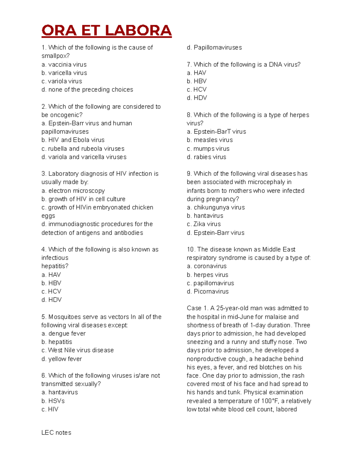 Samplex reviewer for mpara lec - 1. Which of the following is the cause ...