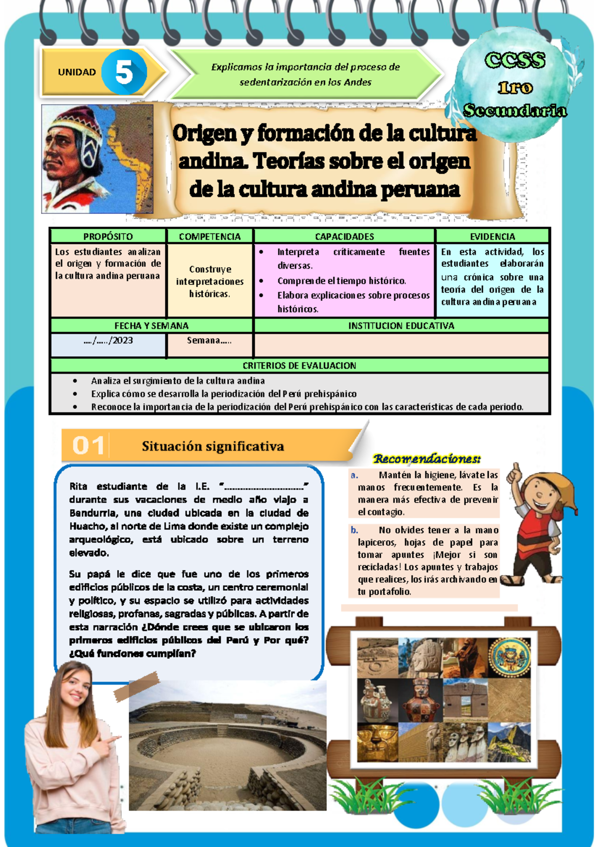 Origen y Formación de la Cultura Andina: Teoría y Periodización - Studocu