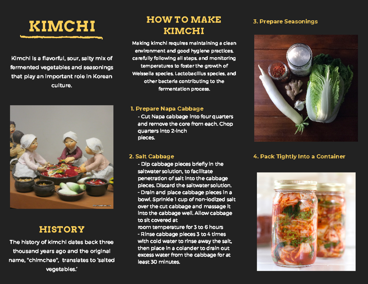 KIM 101: The Science and Process of Kimchi Fermentation - Studeersnel