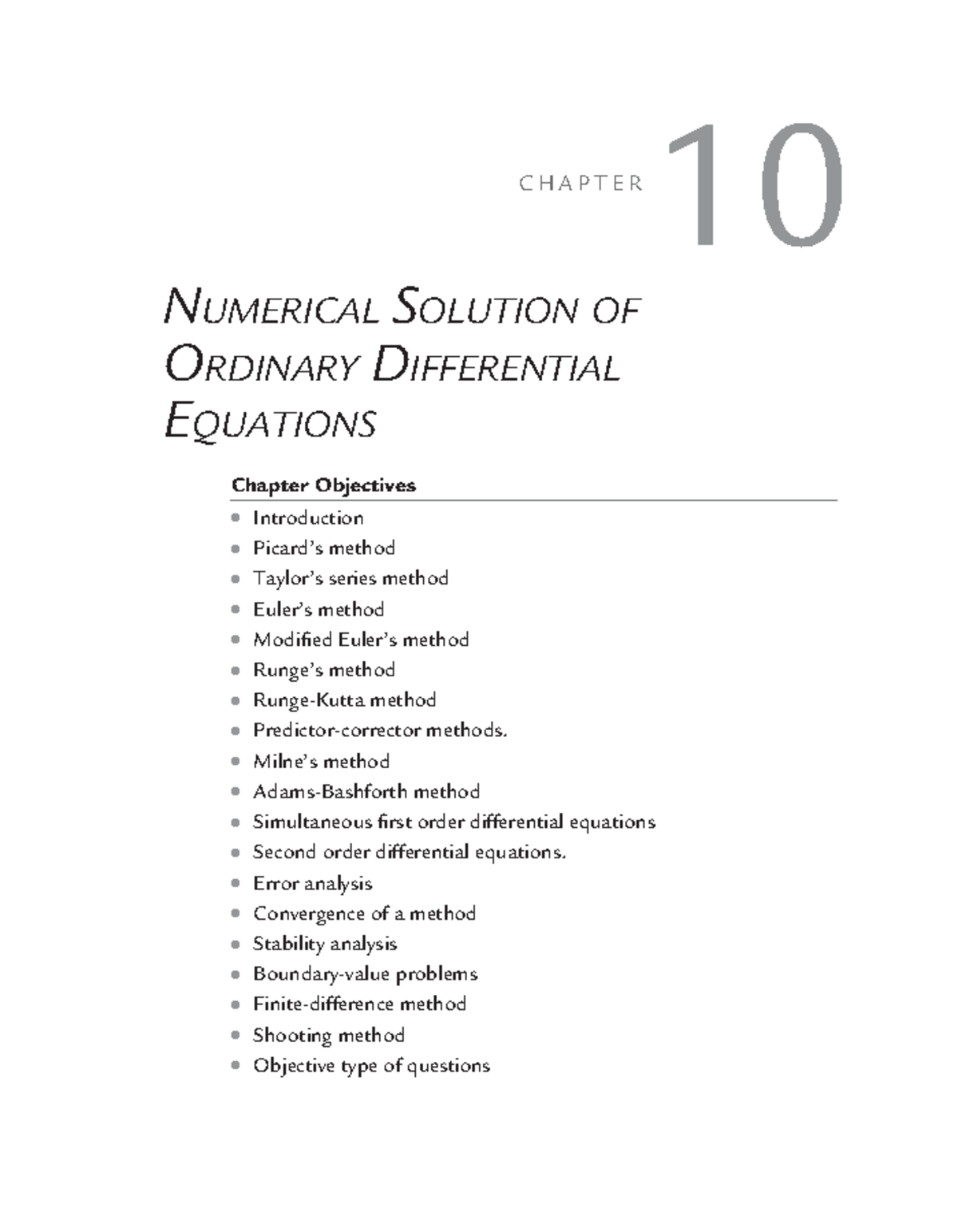 Numerical Methods for Solving Ordinary Differential Equations (ENGR 420) - Studocu