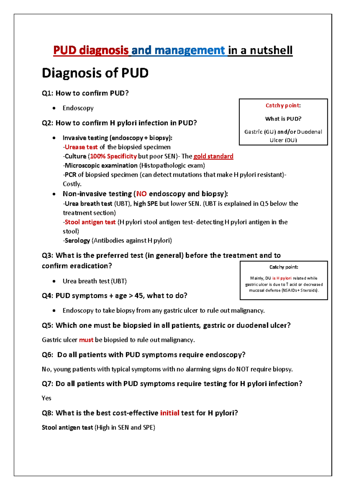 PUD Diagnosis & Treatment Overview: Key Insights & Testing Strategies ...