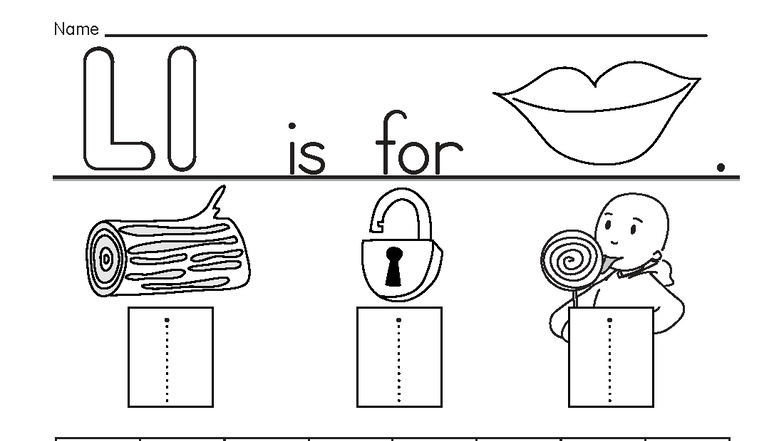 L is for Letter L: Activities and Instructions for Learning - Studocu