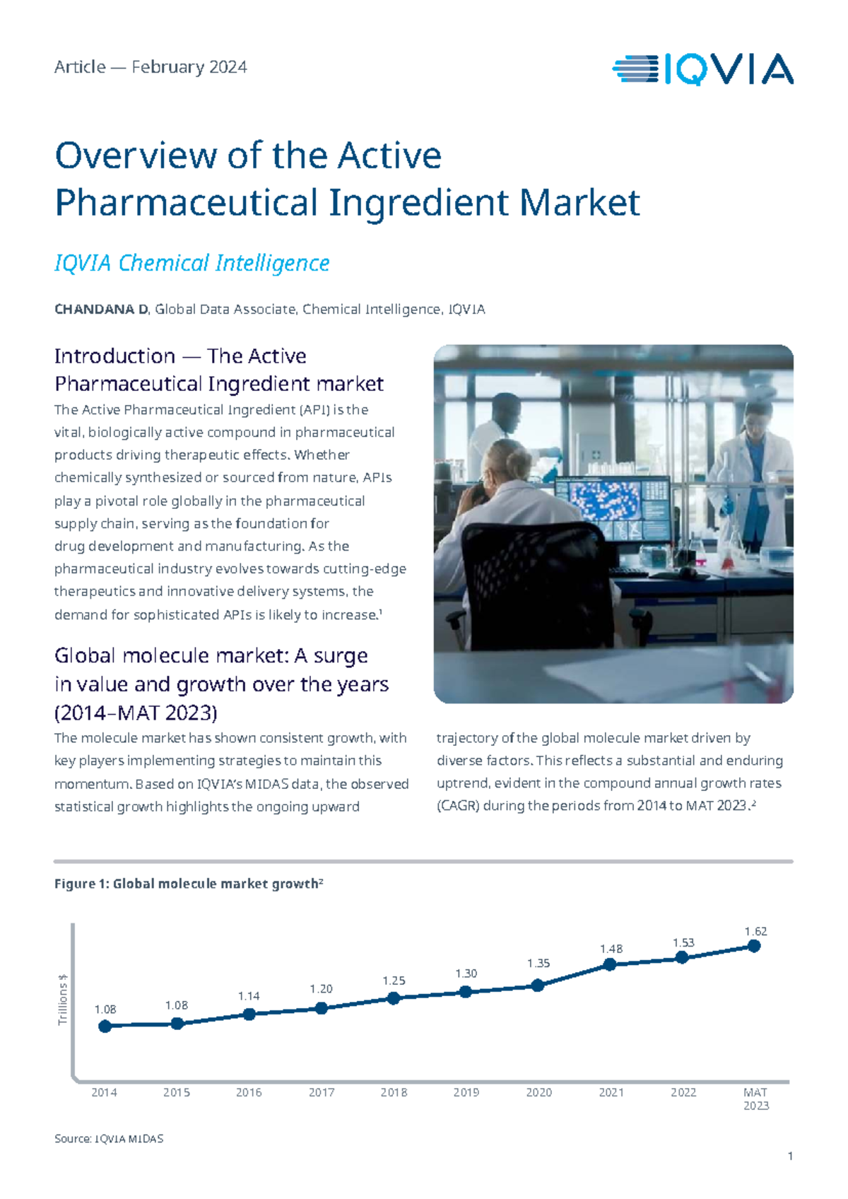 IQVIA Insight: Overview of the Active Pharmaceutical Ingredient Market (Feb - Studocu