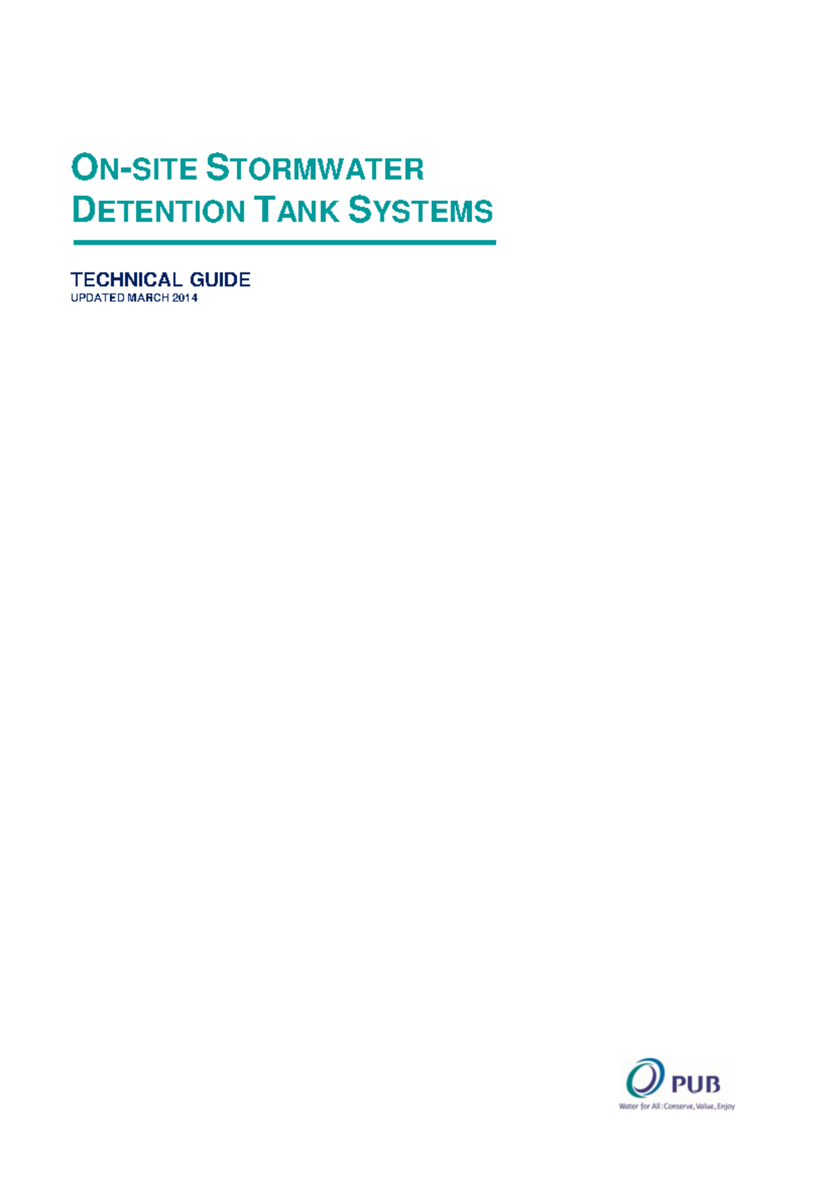 Technical Guide for Stormwater Detention Tank Systems (Updated 2014 ...