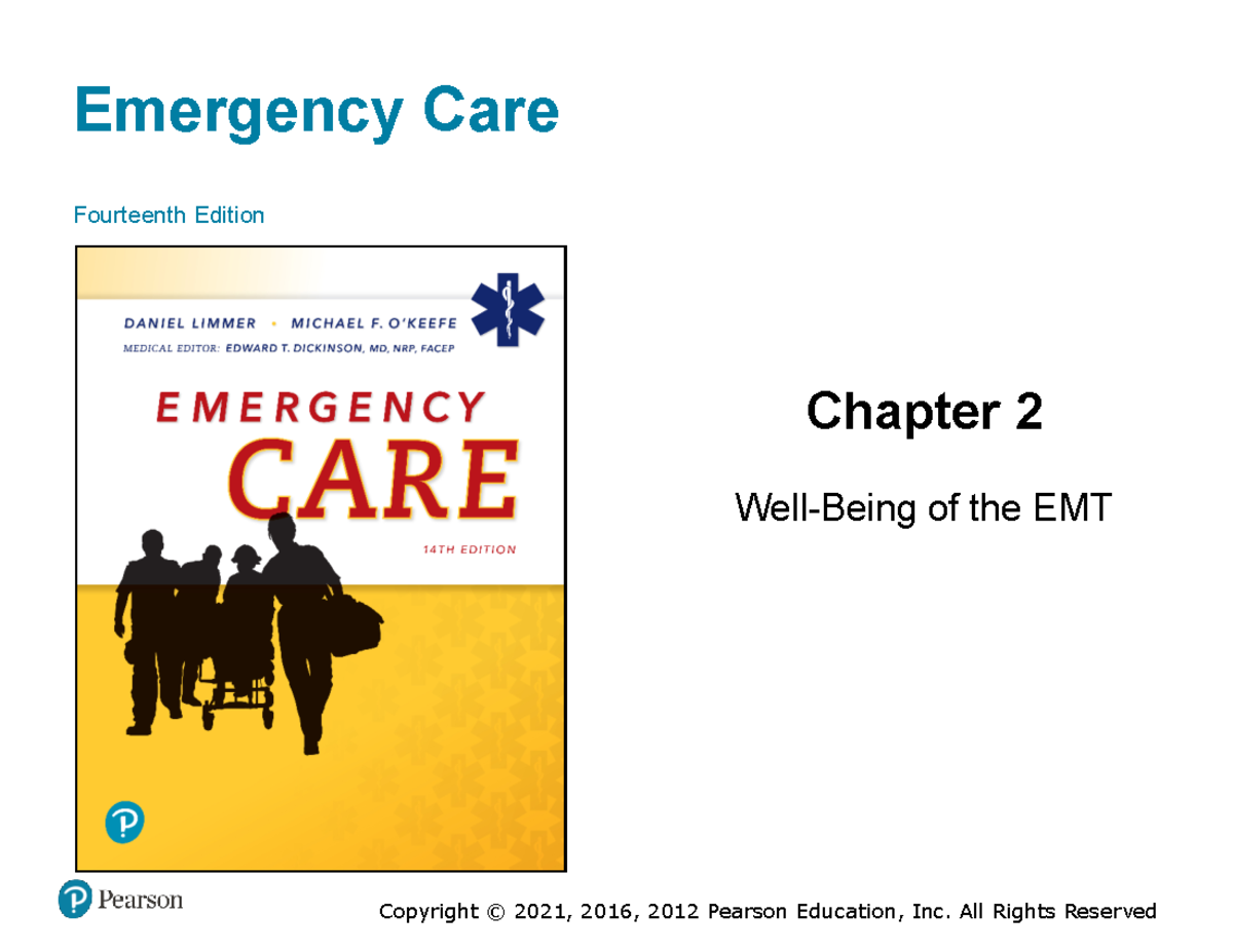 EMT 101: Emergency Care Chapter 2 - Personal Protection & Safety - Studocu