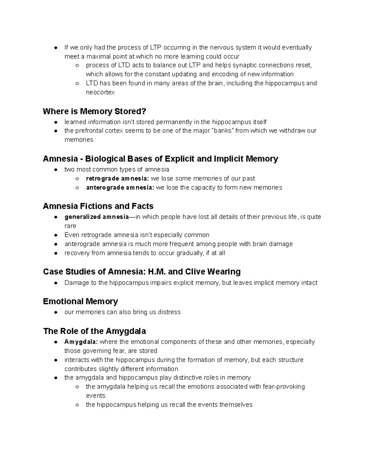 PSYC101 Chapter 7: Memory Processes, Types, and Case Studies - Studocu