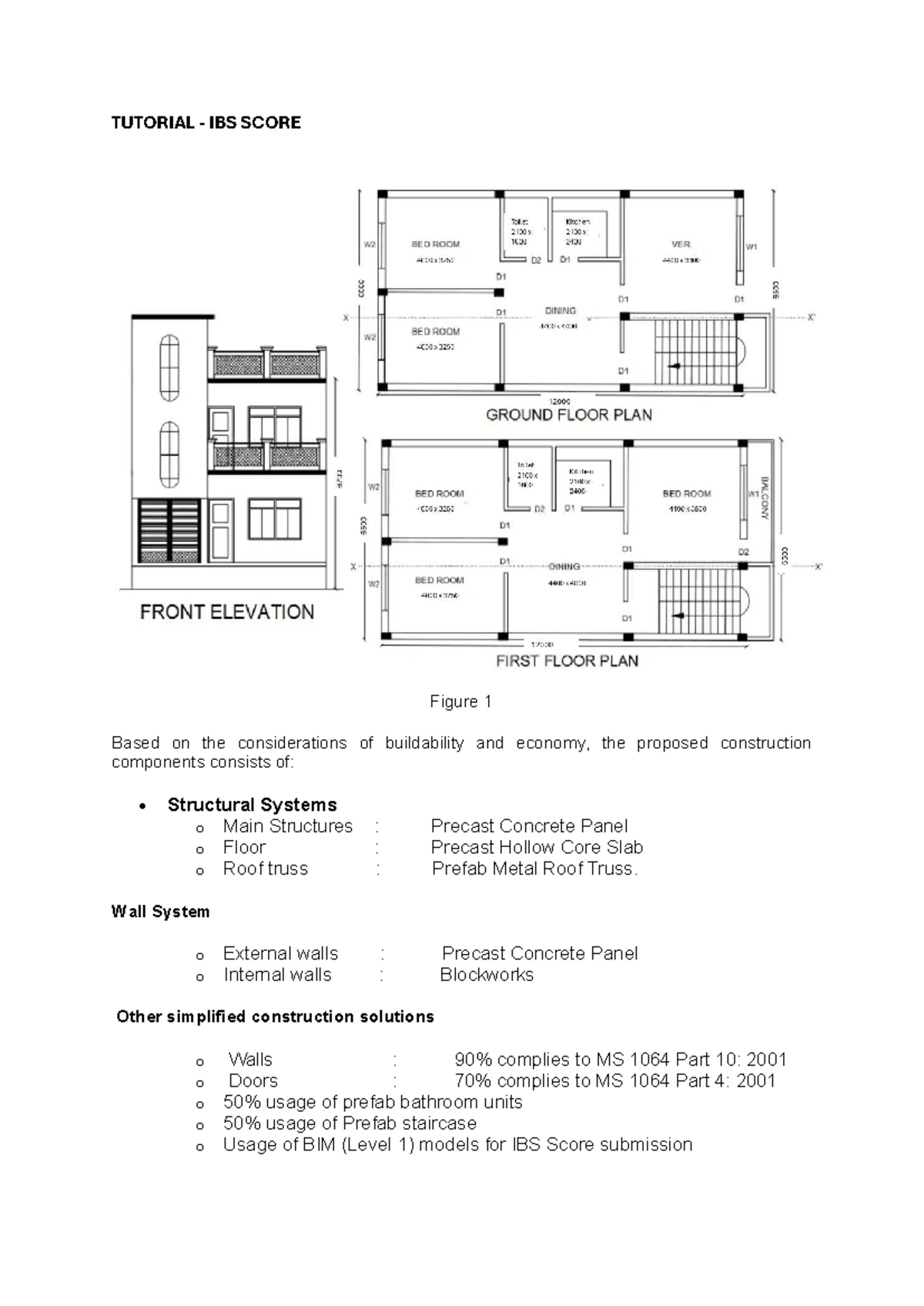 Tutorial - IBS Score: Buildability & Economy in Construction Components ...