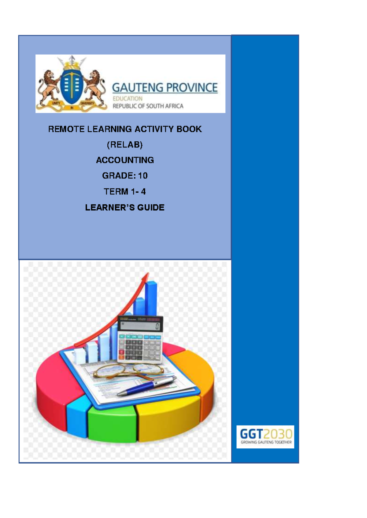 Accounting Grade 10 Term 4 RELAB Activity Book Guide - Studocu