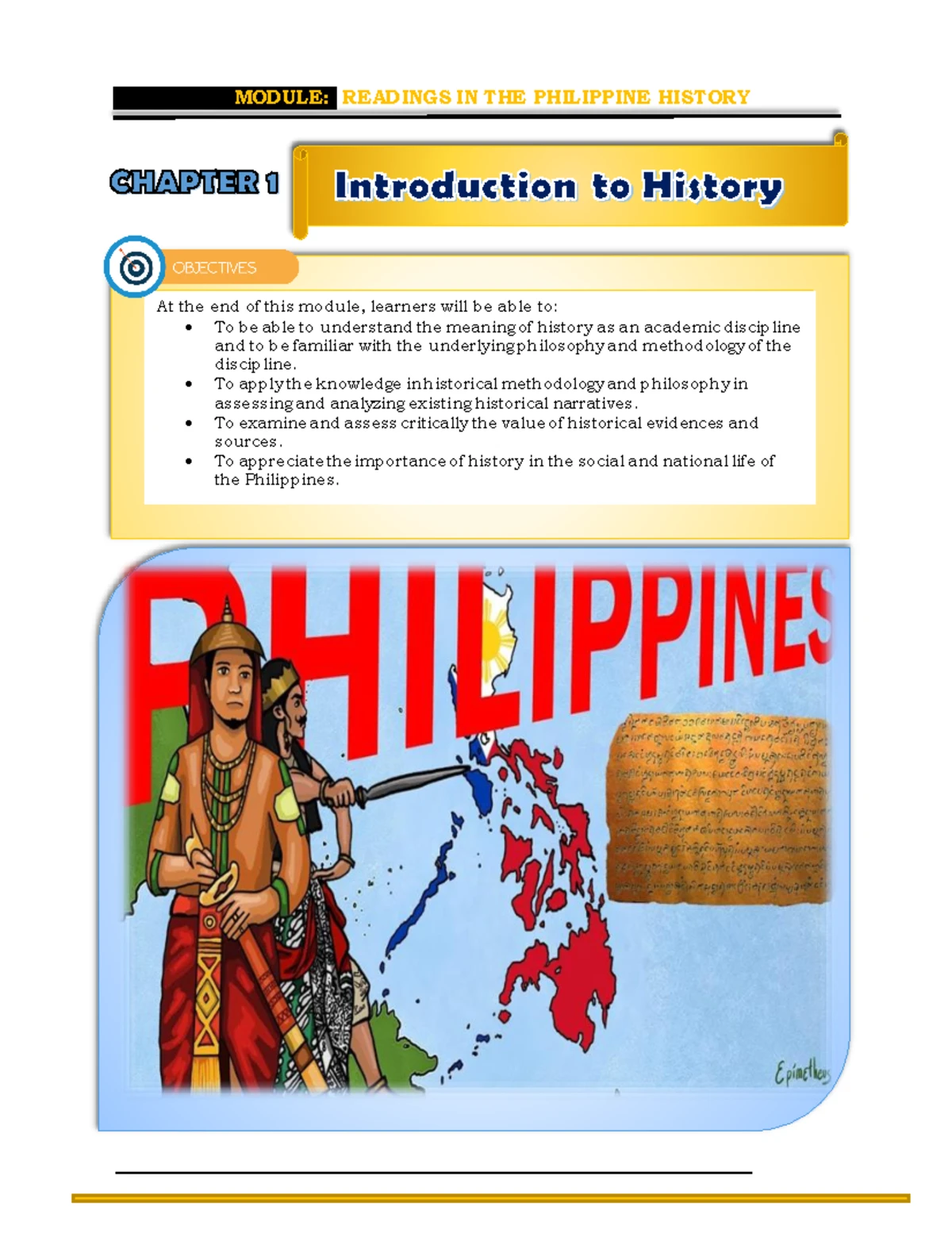 Chapter 2 History AS A Social Science - At the end of this module ...