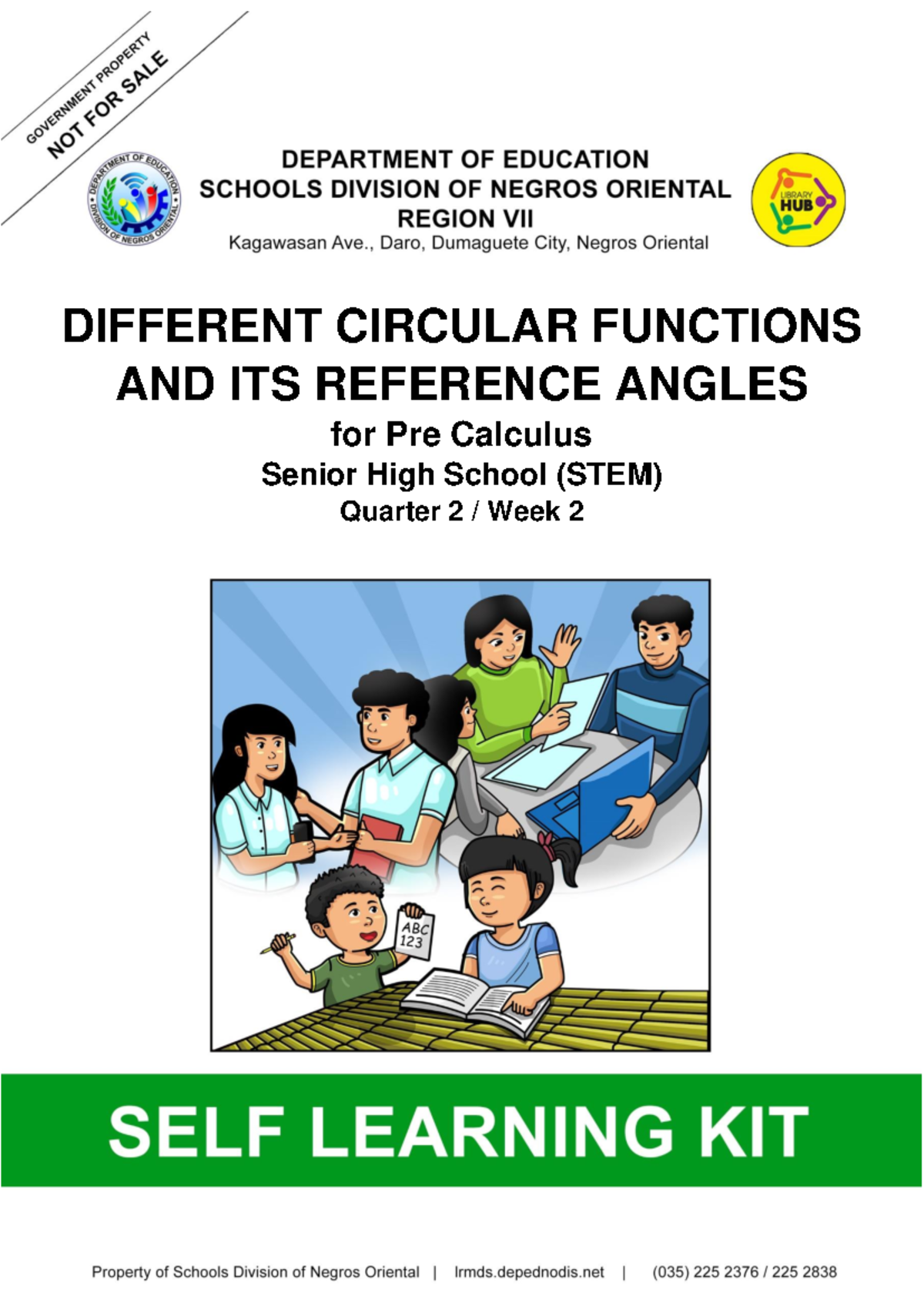 Precalculus Lesson: Reference Angles & Circular Functions (STEM_PC11T-IIb-2) - Studocu