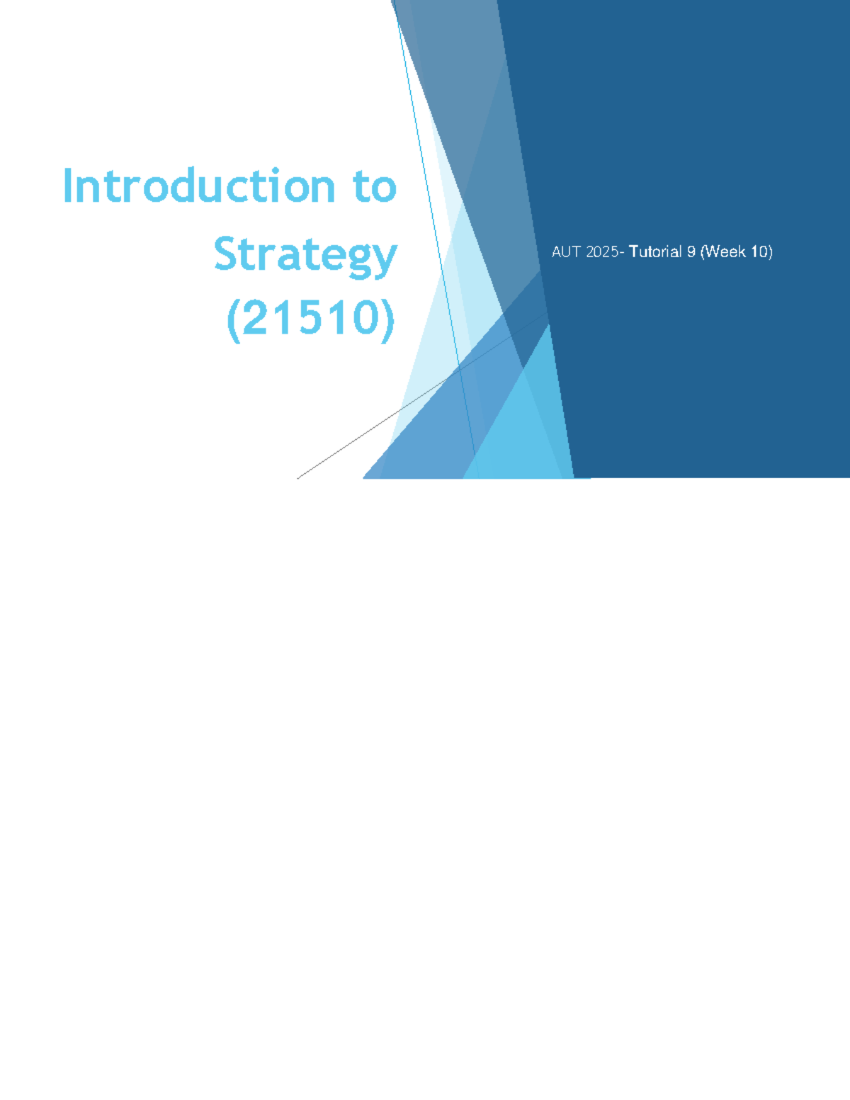69078 d0d 33b8 40cf 8596 a77f5d5c2743 - Introduction to Strategy (2 ...