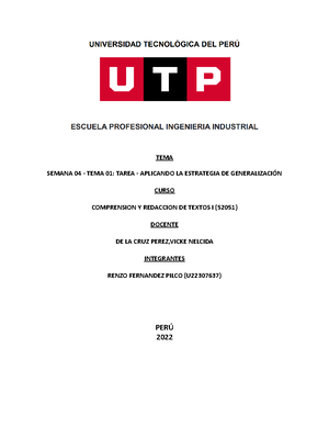 Tema 2 - Tema central, idea principal y secundarias - Universidad ...
