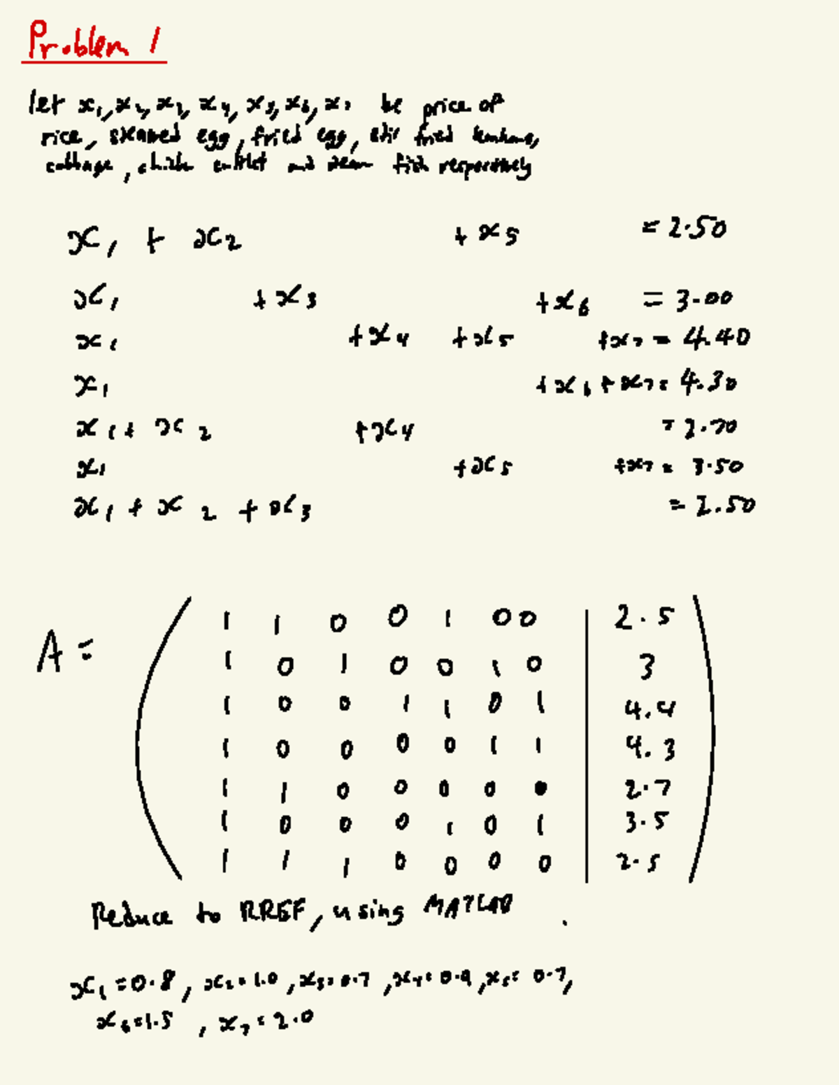 A0322628 Week 2 - Math Problem Set and Solutions - Studocu