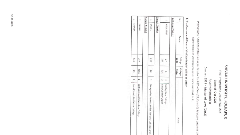 5529 - Master of Laws Final Exam Schedule and Instructions - Studocu