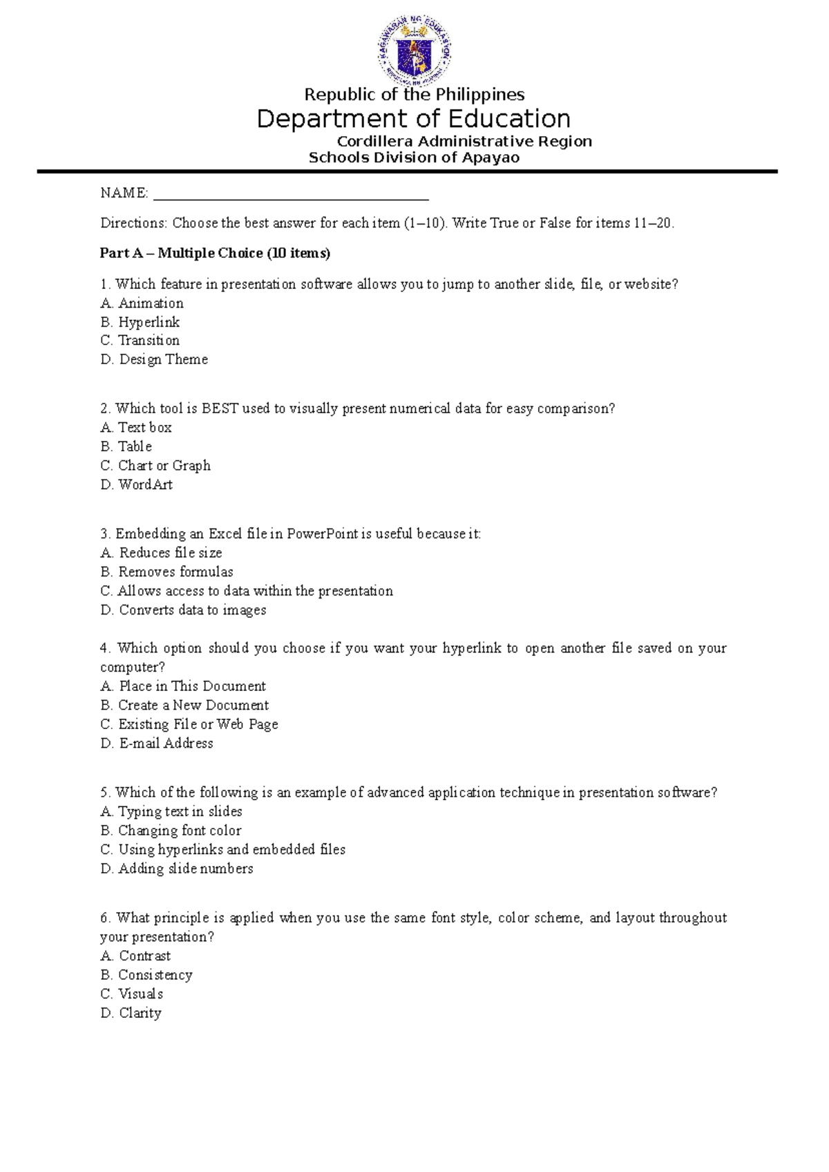 QUIZ 3 - Presentation Software Techniques and Features - Studocu